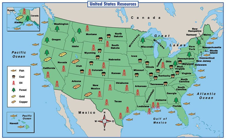 Reading A Resource Map Social Studies Maps Map Activities Map ...