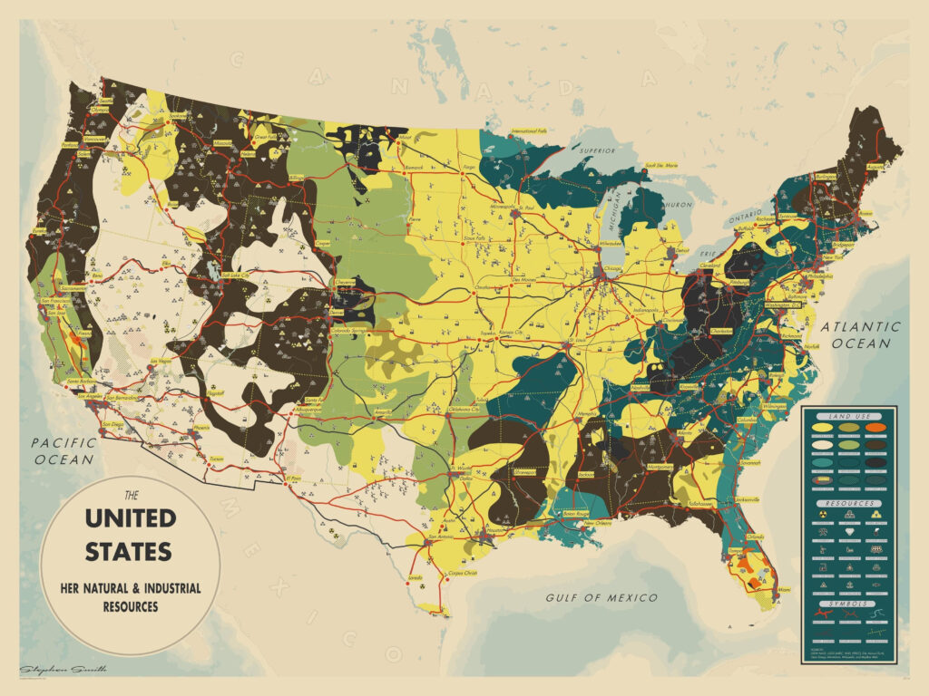 Resource Map USA | Printable Map Of USA