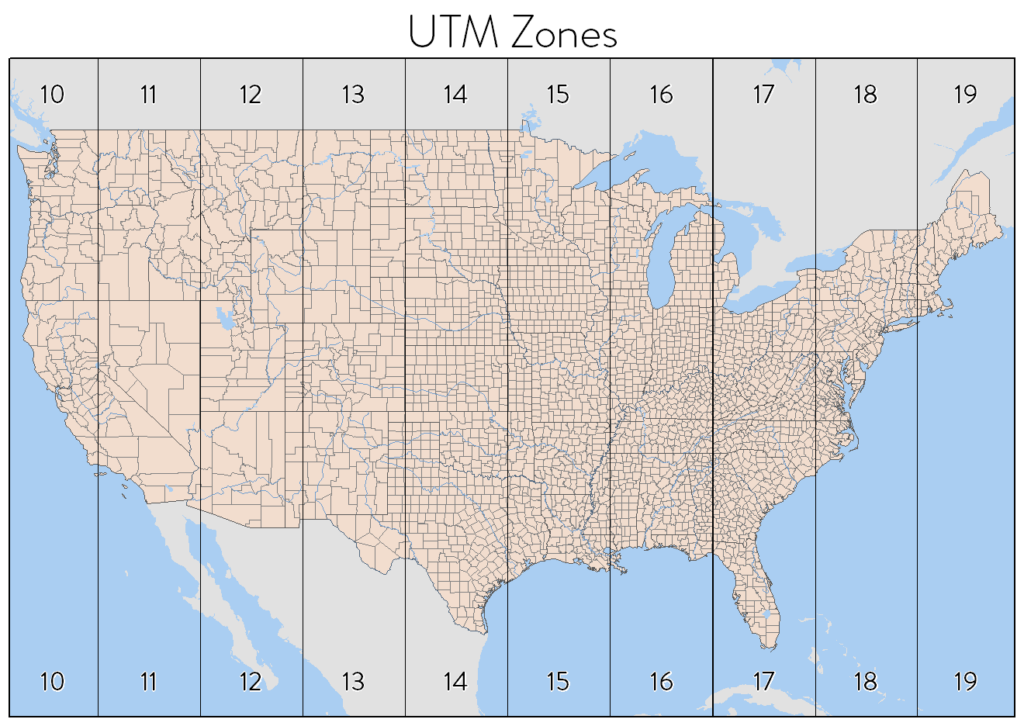 Utm Zone Map Usa USA Map | Printable Map Of USA